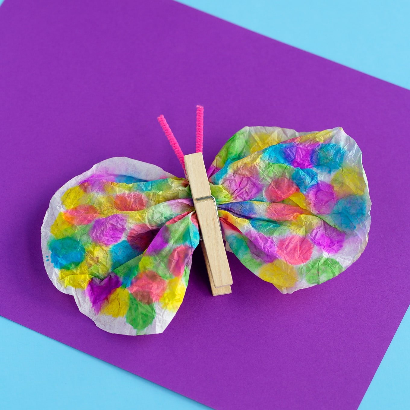 Coffee Filter Butterfly: Easy DIY Craft for Kids and Adults - Beans n Teas