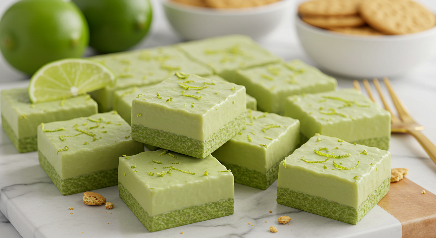 Key Lime Fudge – A Creamy, Zesty Citrus Treat! - Beans n Teas